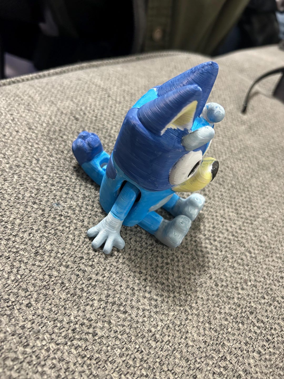 Hand-painted Bluey Fidget Toy | 3D Printed Articulated Figure for Kids ...
