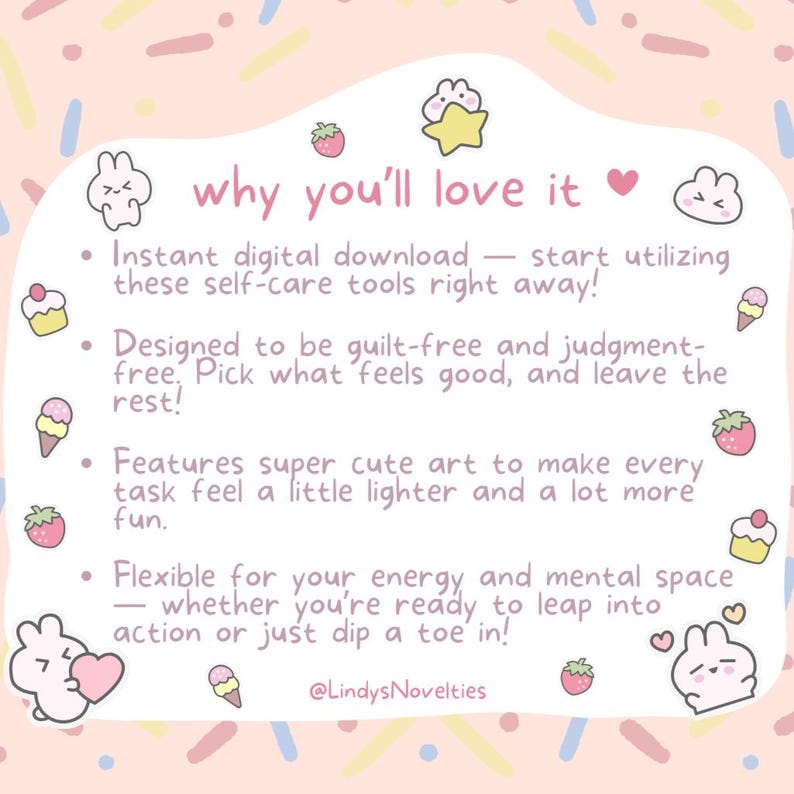 Coping Skills Menu Printable – Kawaii Self-care Café, Mental Health ...