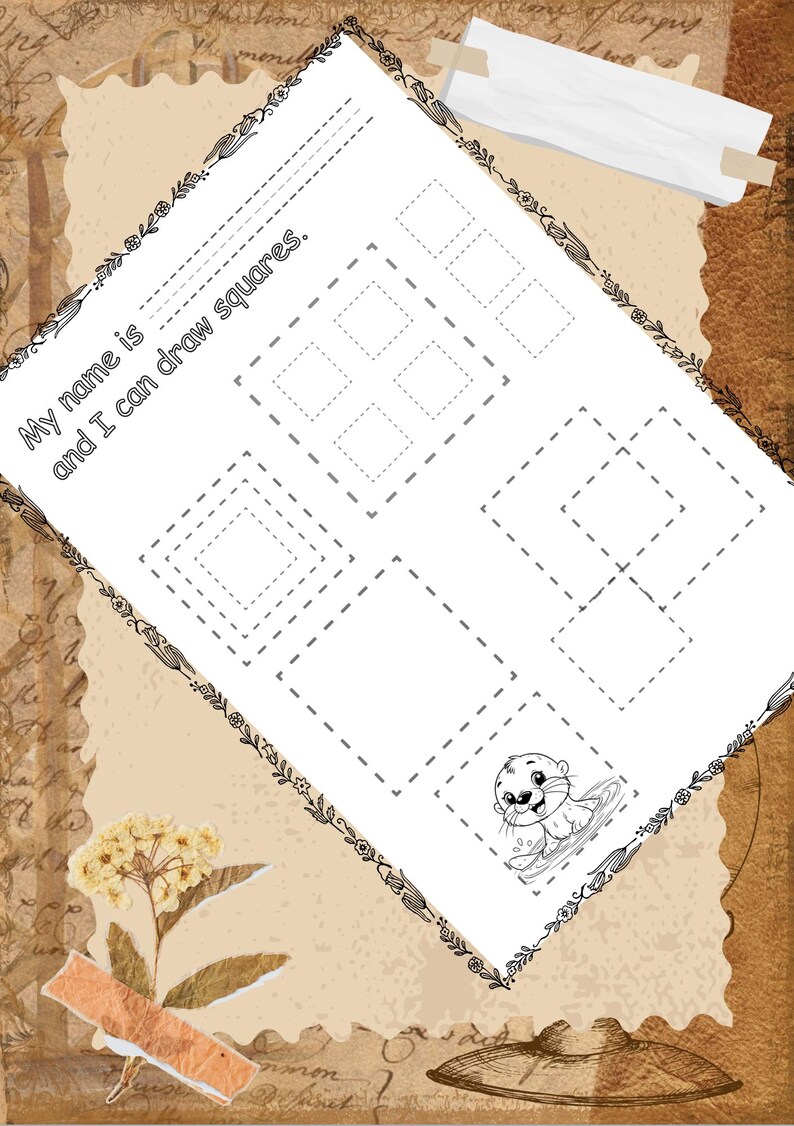 Tracing Shapes Coloring Learn Drawing Basic Shapes Coloring Shapes ...