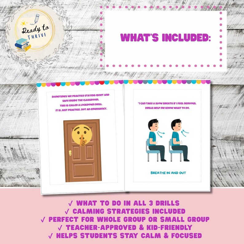 School Safety Drill Social Story for Kids | Fire, Lockdown & Emergency ...