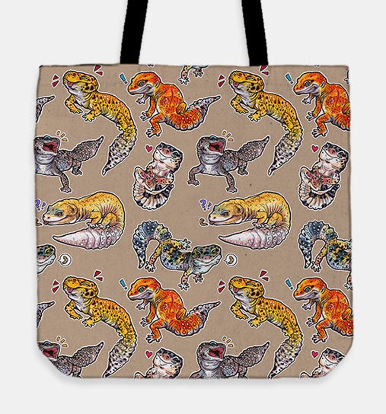 Leopard Gecko Tote Bag | Etsy