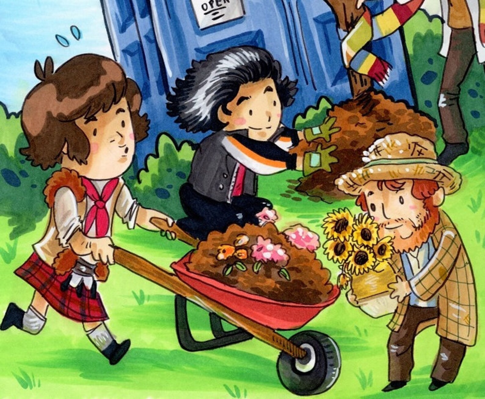 Regeneration Who 5 Doctor Who Color Print - Etsy