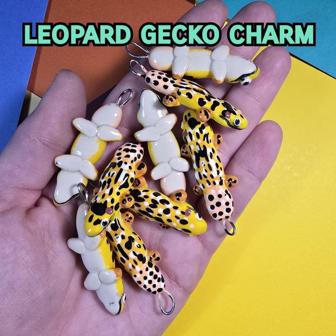 Leopard Gecko Charm - Etsy