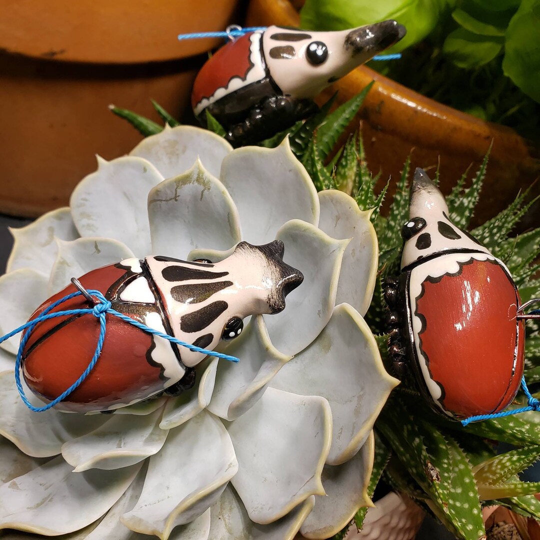 Red Goliath Beetle Christmas Ornament - Etsy