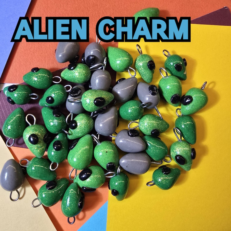 Alien Charm - Etsy