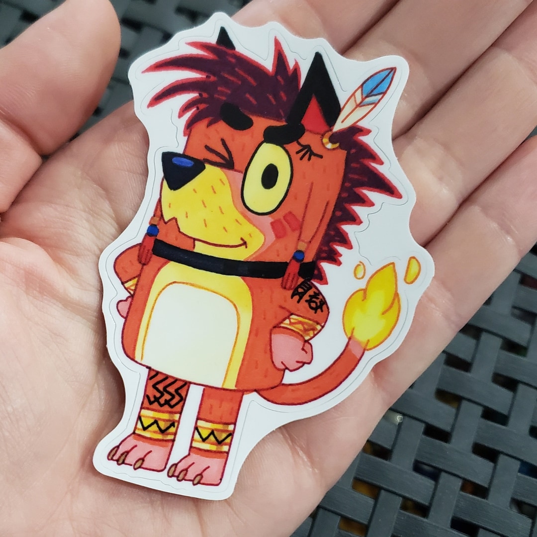 Bluey Red XIII Sticker - Etsy