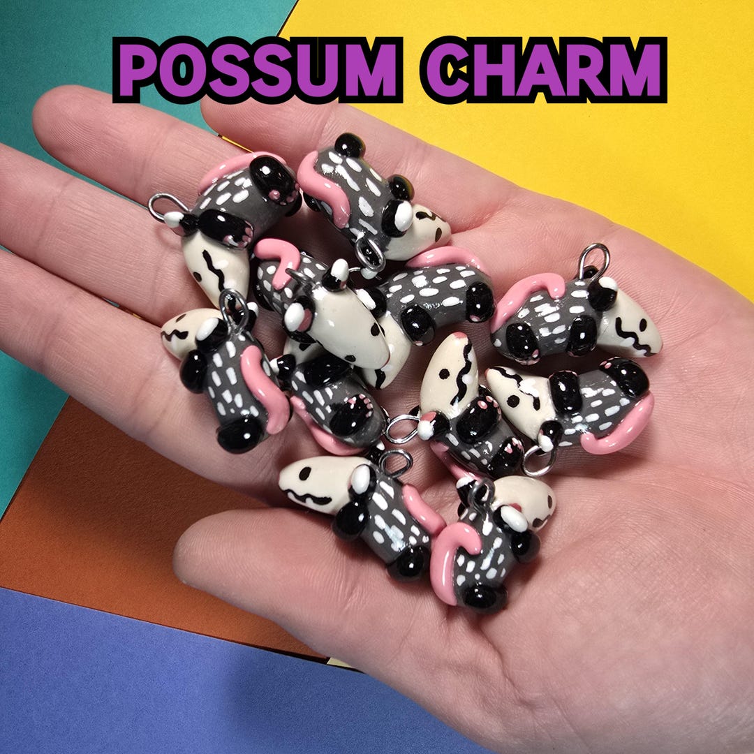 Possum Charm - Etsy