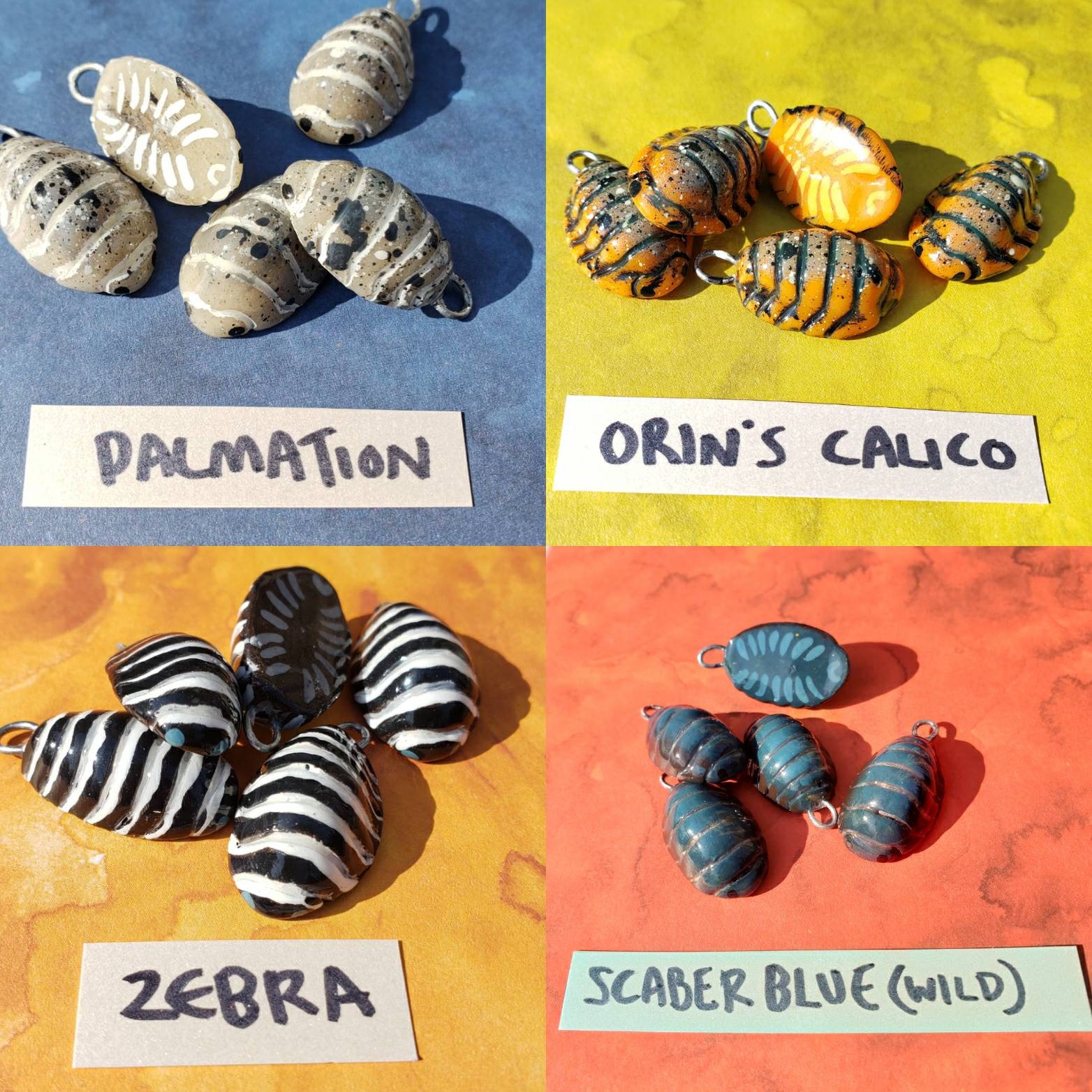 Isopod Charms 30 Breeds to Choose From | Etsy UK