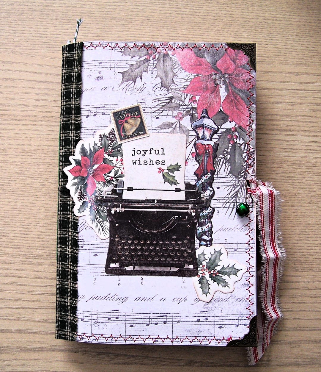 Nostalgic Christmas Junk Journal - Vintage Inspired - Typewriter & Days ...