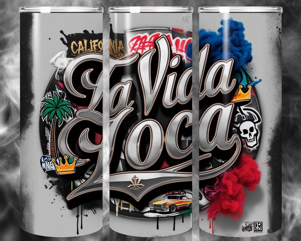 Cholo Style Tumbler Wrap Bundle | 5 Urban Street Art Pngs | Tattoo ...