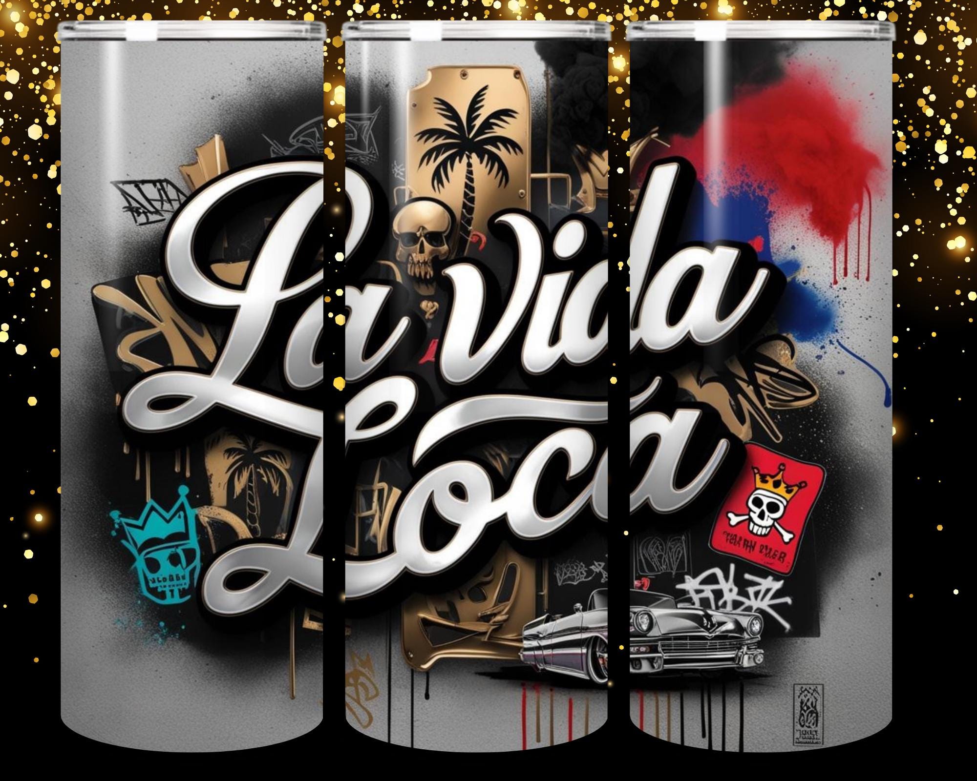 Cholo Style Tumbler Wrap Bundle | 5 Urban Street Art Pngs | Tattoo ...