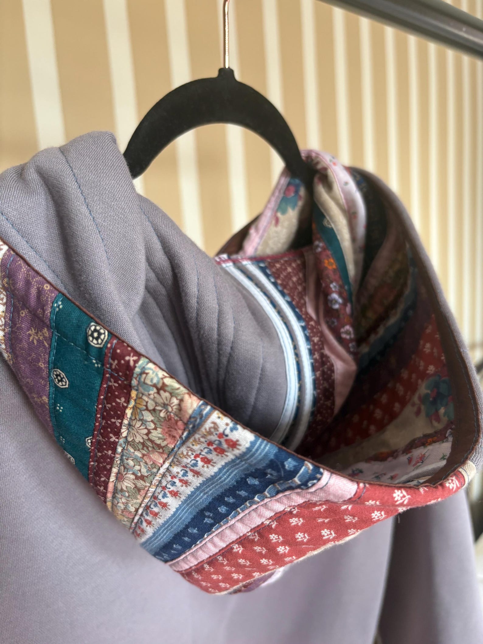 Upcycled Sunshine Quilt Hoodie - Etsy