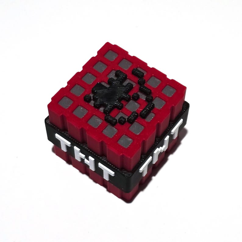 Minecraft TNT Block (multicolor 3D Print) - Etsy