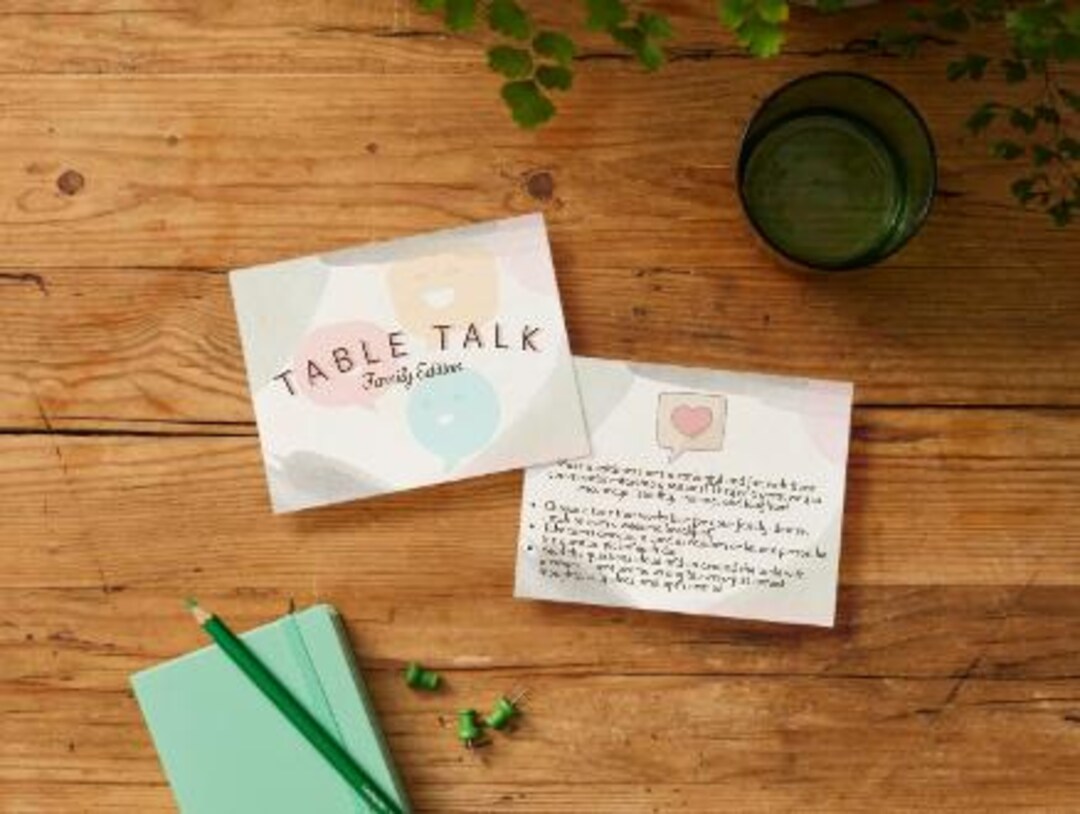 Table Talk Family Discussion Game - Etsy