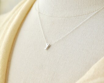 Letter Y Necklace | Etsy