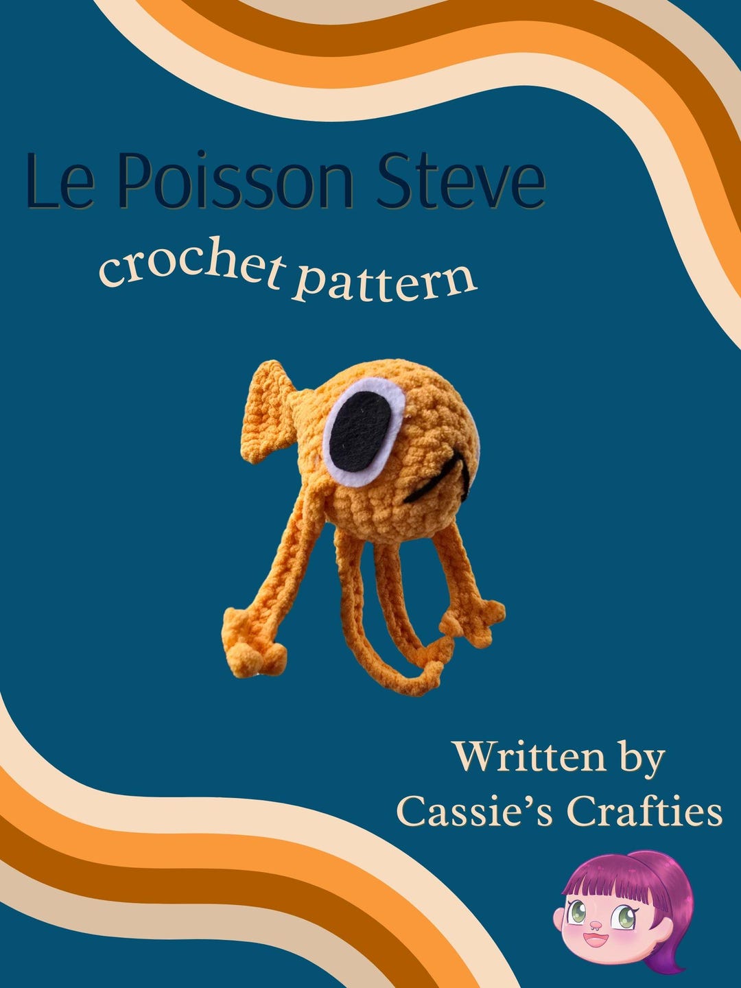 Le Poisson Steve Crochet Pattern - Etsy