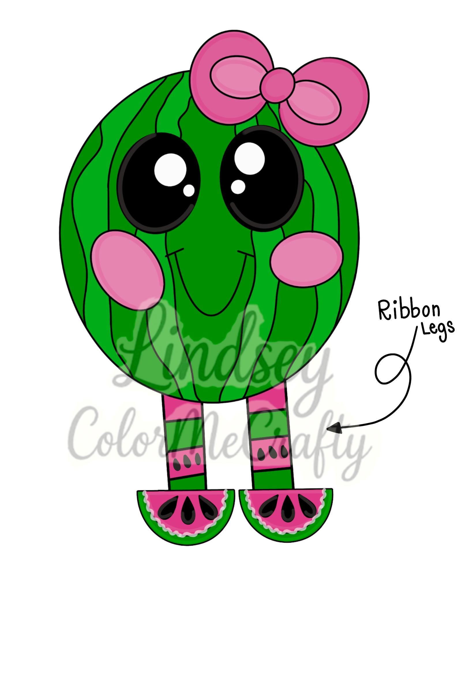 Digital Template | Summer Watermelon Template | Printable Download ...