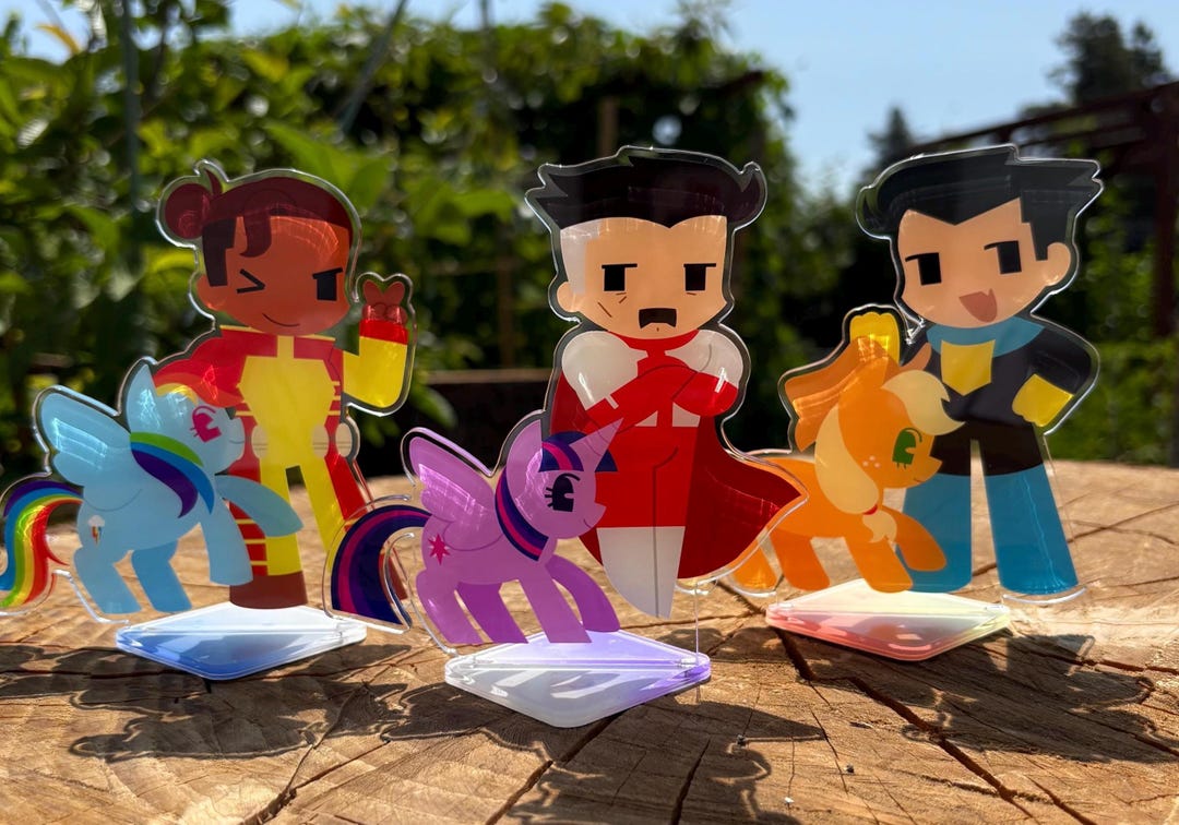 Invincible X MLP Acrylic Standees - Etsy