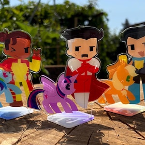 Invincible X MLP Acrylic Standees - Etsy