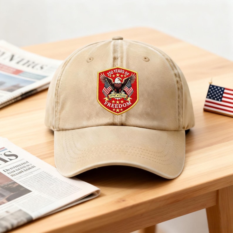 USA 250th Anniversary Embroidered Patch, 1776–2026 USA Eagle Patch ...