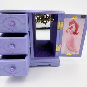 Disney's Princess Ariel Upcycled Jewelry & Trinket Box - Etsy