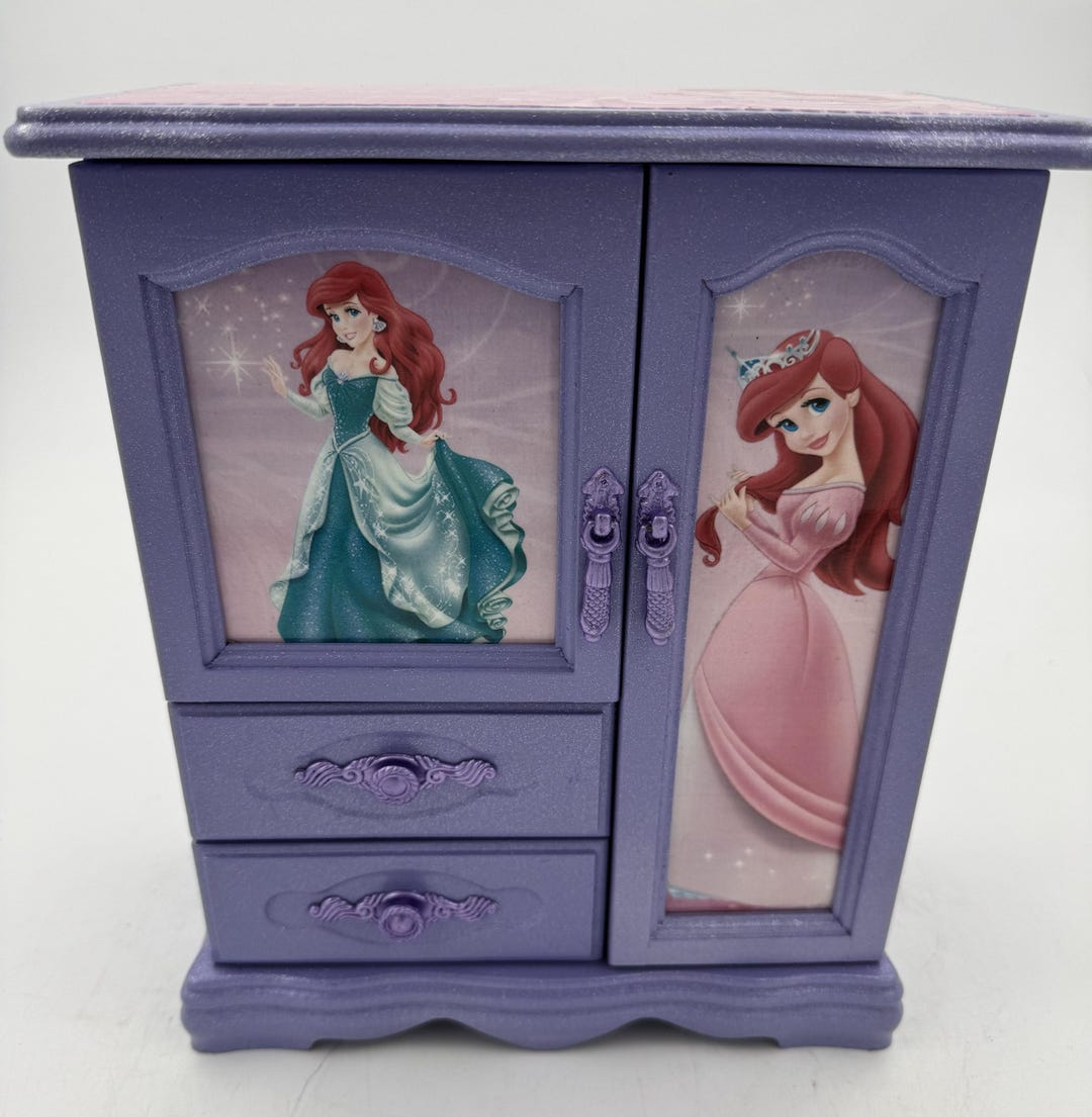 Disney's Princess Ariel Upcycled Jewelry & Trinket Box - Etsy