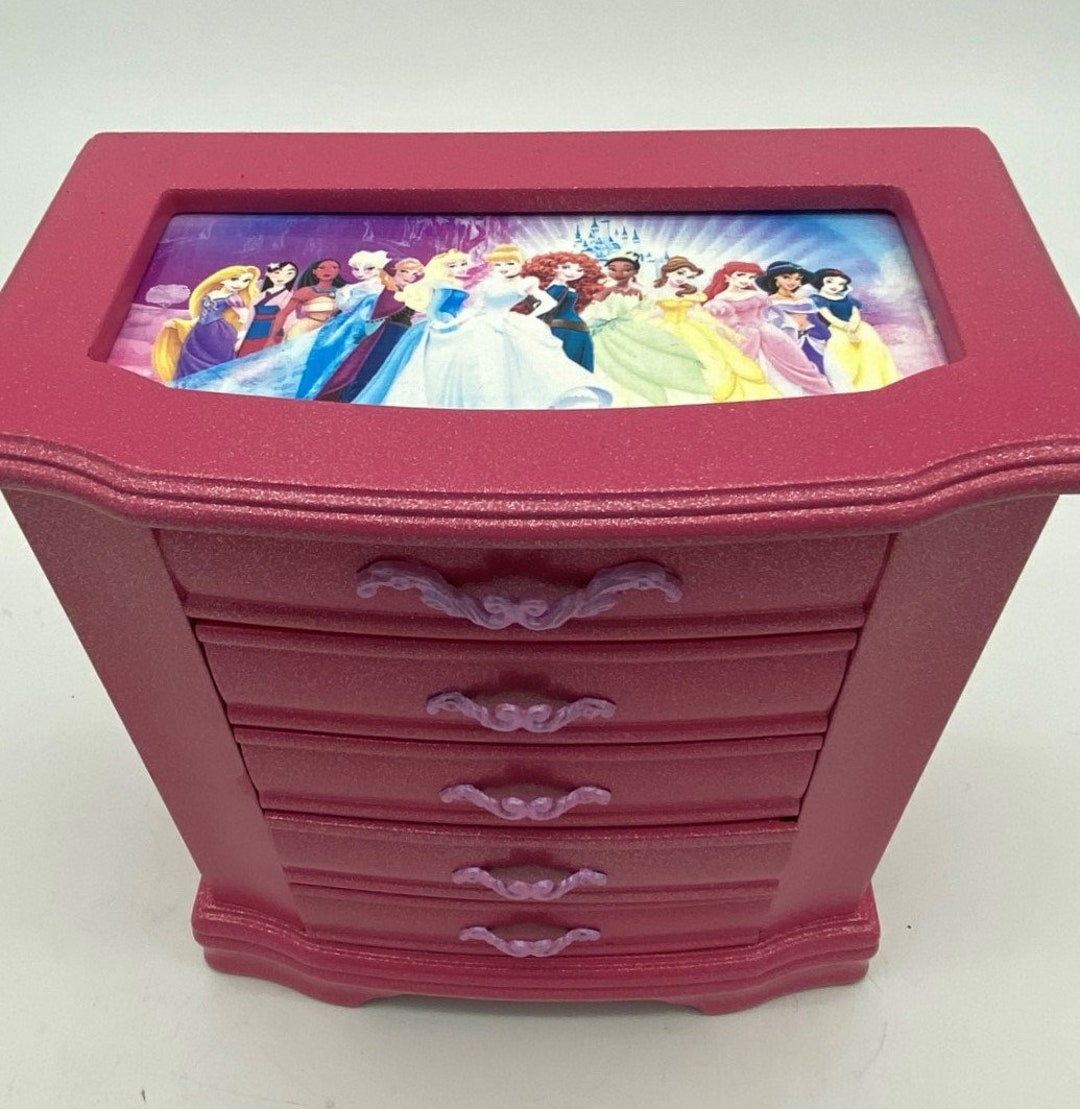Disney's Princess Upcycled Jewelry & Trinket Box - Etsy