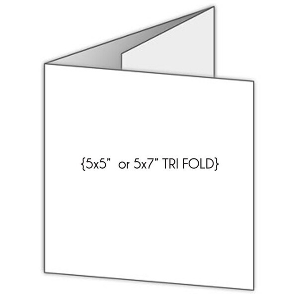 Trifold Invitations - Etsy