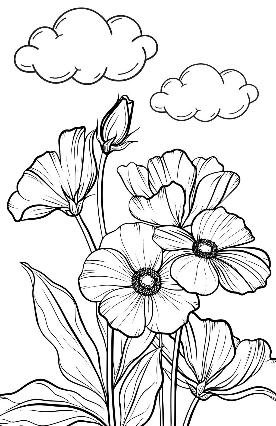 Flower Designs for Drawing - Etsy