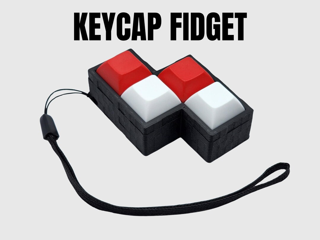 Keycap Fidget, Keyboard Fidget Toy, Mini Keyboard Fidget Clicker ...