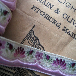 By the Foot Antique Edwardian Embroidered Ribbon Trim 1900s 1910s MORE ...