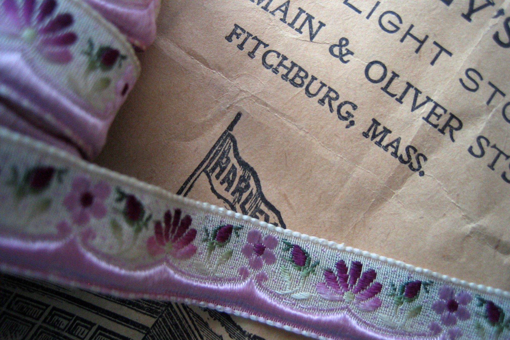 By the Foot Antique Edwardian Embroidered Ribbon Trim 1900s 1910s MORE ...