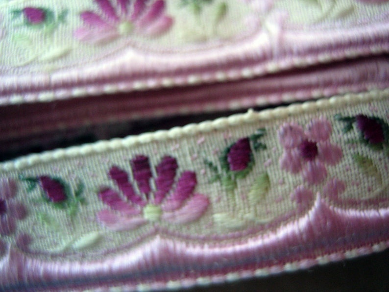 By the Foot Antique Edwardian Embroidered Ribbon Trim 1900s 1910s MORE ...