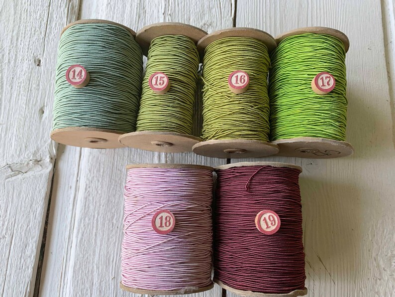 10 Yards Vintage Rayon Rat Tail Rattail Cord (ref: A-5601 Box 9) - Etsy