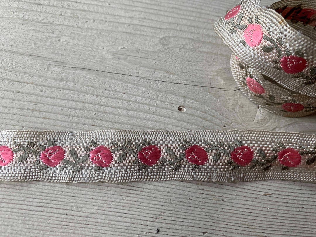 By the 1/2 Yard Antique Edwardian Ribbon Trim 1900s 1910s (ref: A-4314 ...