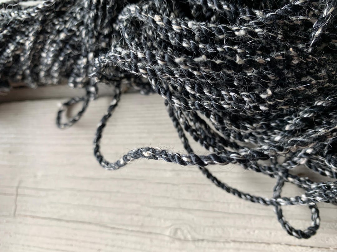 By the Yard Victorian Antique Twisted Black and White Cotton Cording ...