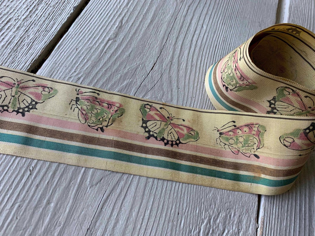 40 Inches Victorian Antique Ribbon (ref: 7700/18 Box 9) - Etsy