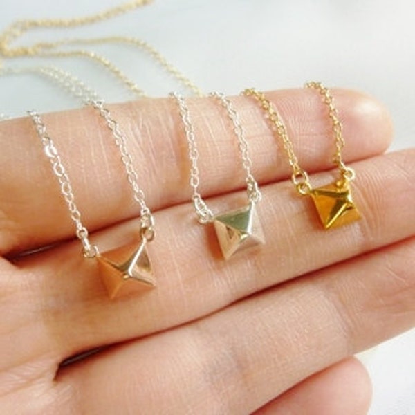Pyramid Necklace - Etsy