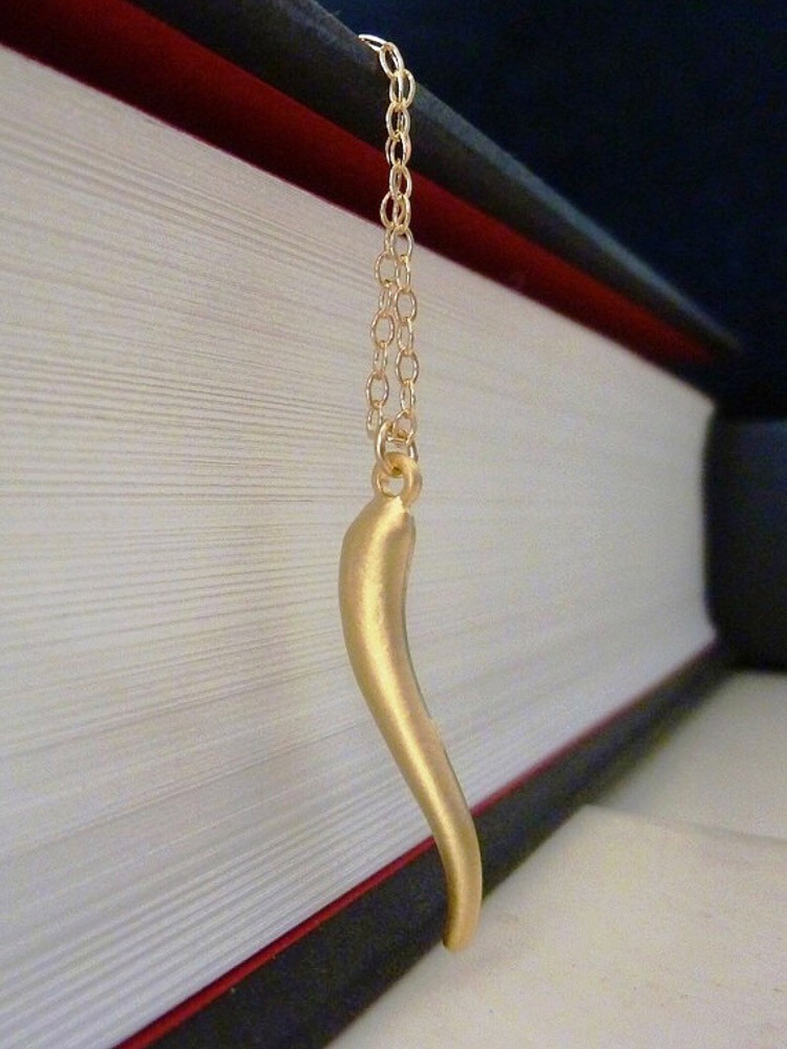 Gold Italian Horn Necklace, Italian Horn Necklace, Gold Cornicello ...