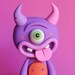 Random CYCLOPS Littlelazies | 1 Miniature Monster Polymer Clay ...