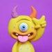 Random Peace Monster Littlelazies 1 Miniature Monster Polymer Clay ...