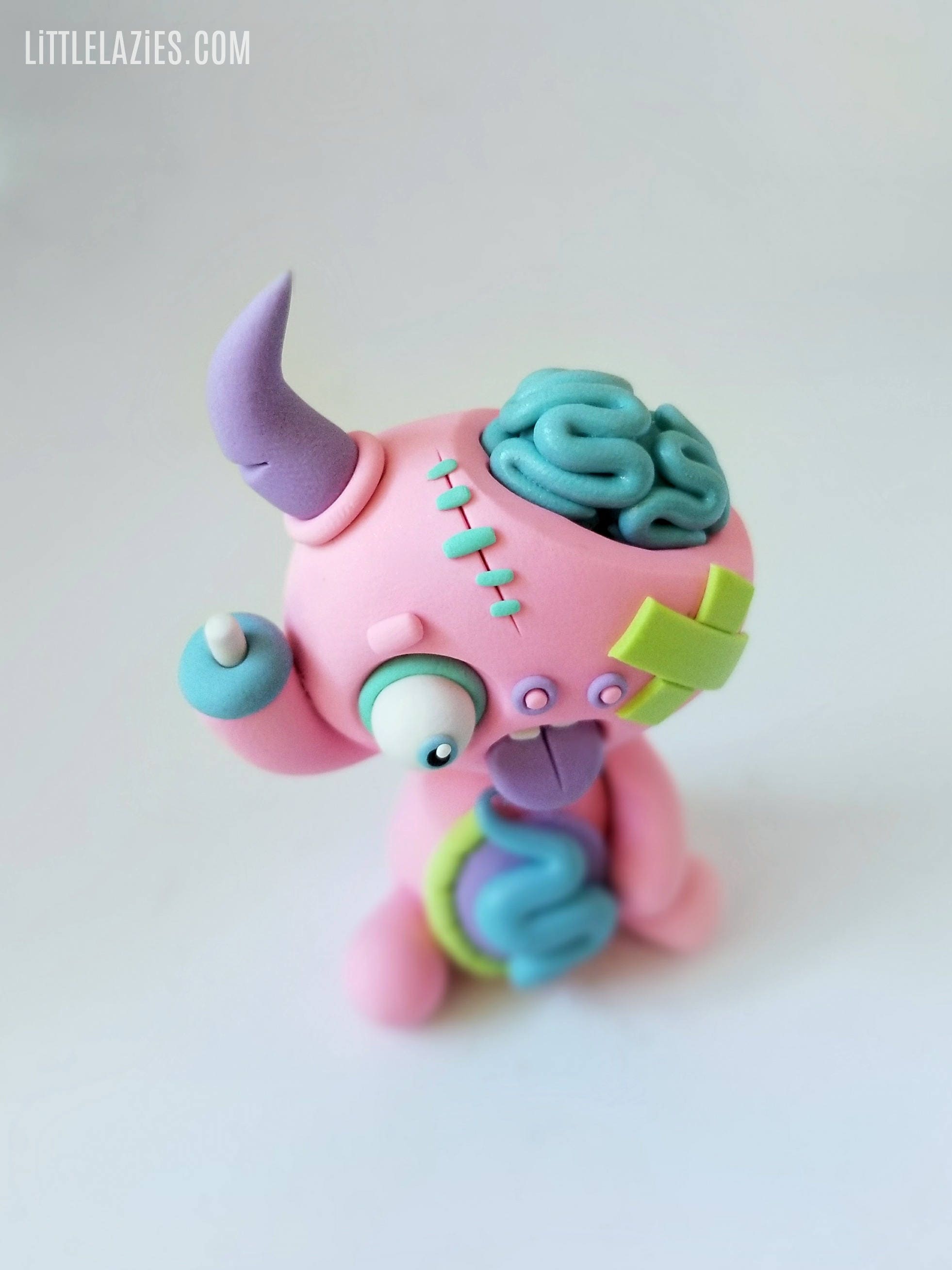 Random ZOMBIE Littlelazies 1 Miniature Monster Polymer Clay - Etsy Sweden