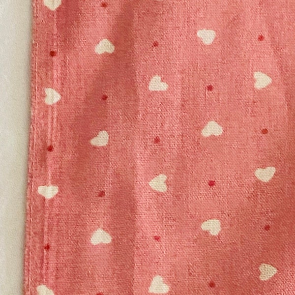 Heart Print Fabric - Etsy