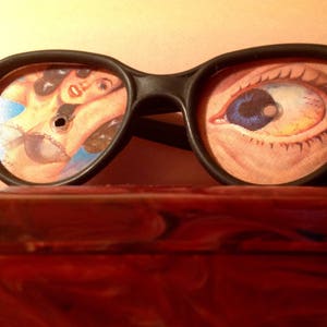 Vari Vue Vintage Winking Eye PIN-UP EYEGLASSES Novelty Winky - Etsy