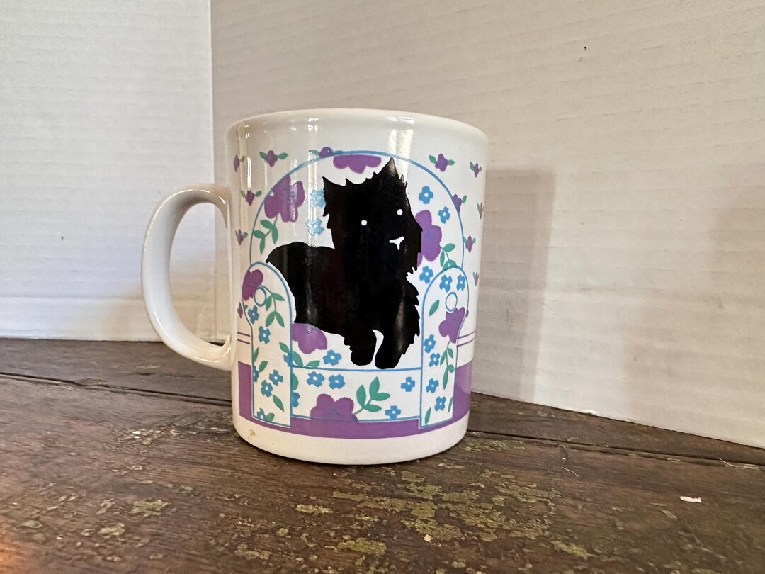 Vintage Coloroll SCOTTY Dog MUG 1980s Made in England China Great ...