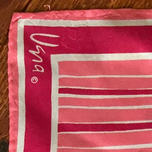Pink Vintage VERA SCARF Geometric Pattern 1970s Pop Art Print - Etsy