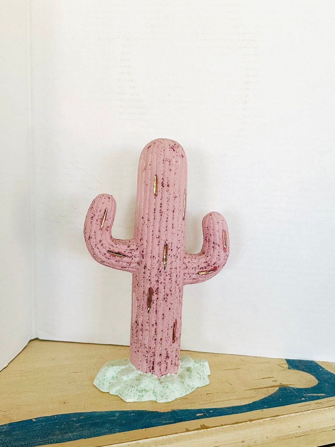 Pink Saguaro Vintage CACTUS STATUE Southwest Decor Large - Etsy