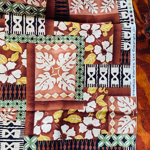 Polynesian Fabric - Etsy
