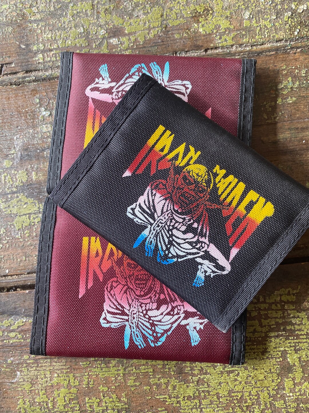 Awesome 80s Vintage IRON MAIDEN WALLET Billfold Nylon Rock & Roll - Etsy