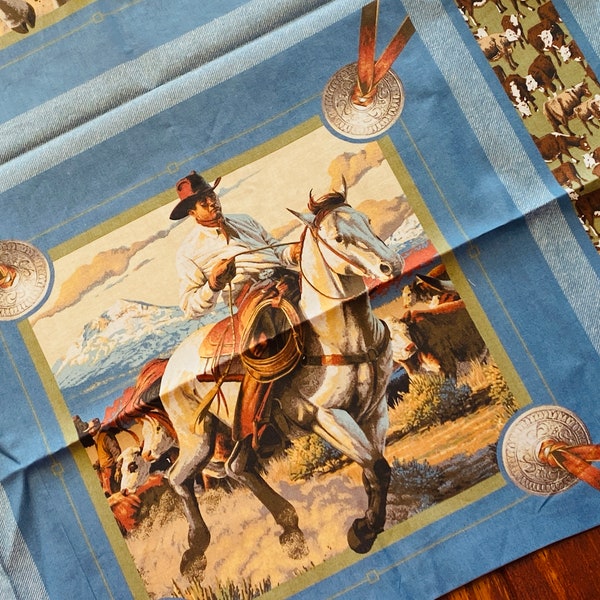 Western Fabric Panels - Etsy